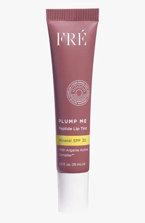 FRÉ SKINCARE Plump Me Peptide Lip Tint Mineral Spf 30 - Cassis (deep Purple)