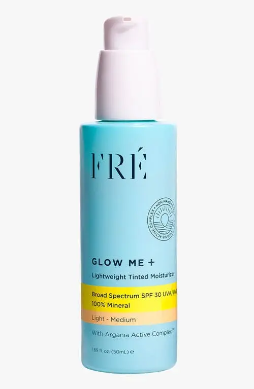 FRÉ SKINCARE Glow Me + Tinted Mineral Spf 30 Moisturizer - Light - Medium Brown