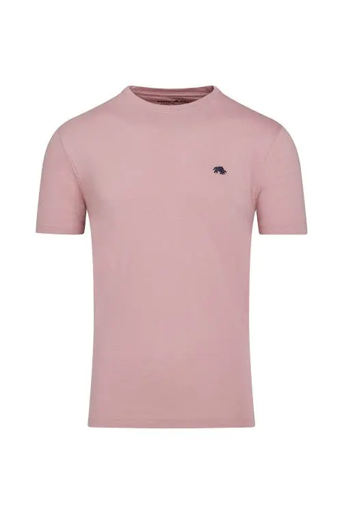 RAGING BULL Cotton Blend T-shirt - Pink