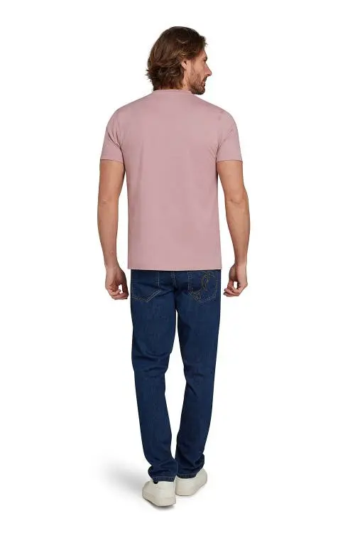 RAGING BULL Classic Crew Neck Logo T-shirt - Pink