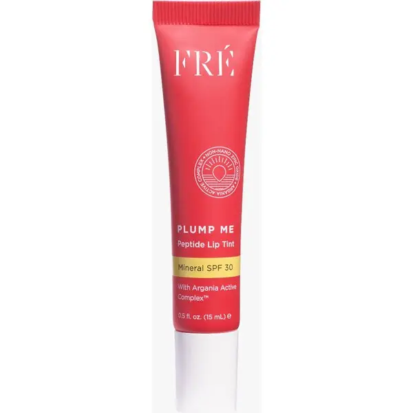 FRÉ SKINCARE Plump Me Peptide Lip Tint Mineral Spf 30 - Monaco (red Coral)