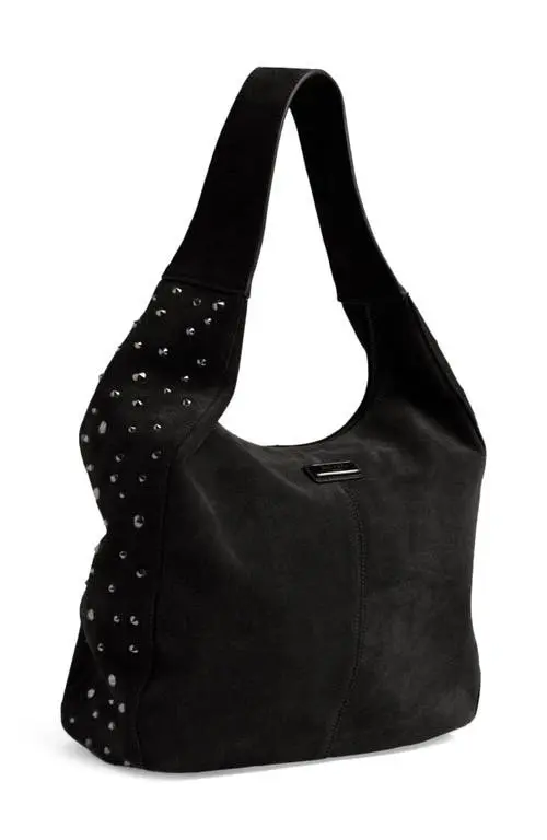 SAINT + SOFIA Margot Hobo Shoulder Bag - Black