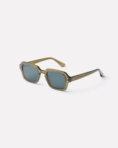 EPOKHE Wilson Square Frame Sunglasses - Army Green