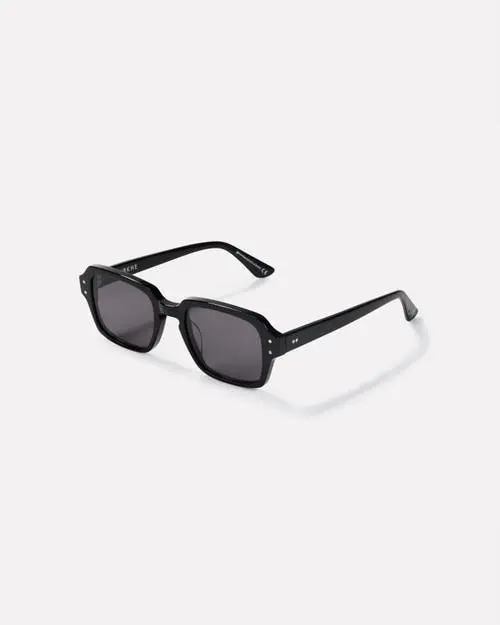 EPOKHE Wilson Square Frame Sunglasses - Black
