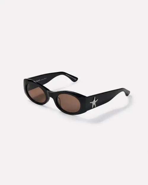 EPOKHE Suede Sunglasses - Black