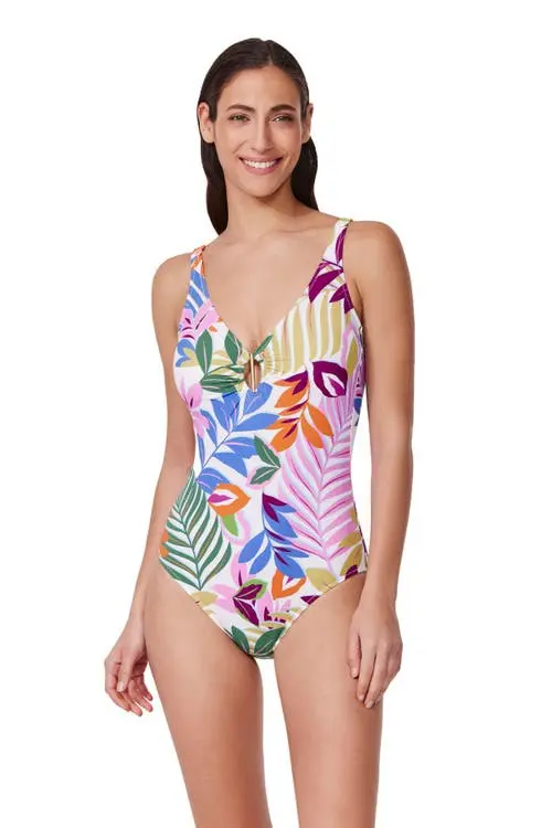 GOTTEX Costa Del Sol V-neck One Piece - Multi