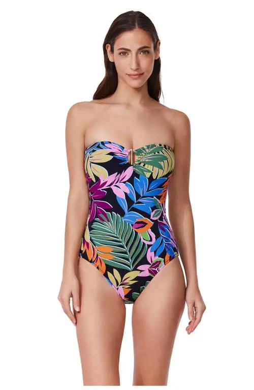 GOTTEX Costa Del Sol Bandeau One Piece - Black-multi