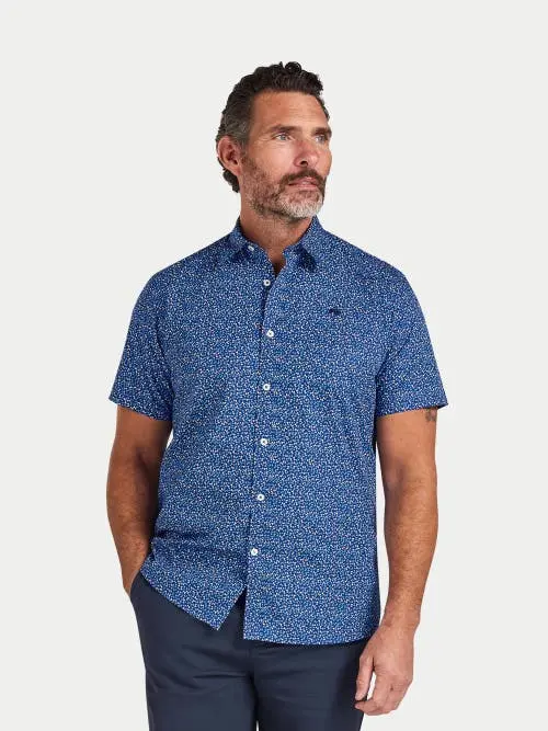 RAGING BULL Short Sleeve Flower Bud Shirt