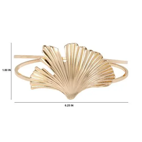 Bcbgmaxazria Ginkgo Leaf Cuff Bracelet