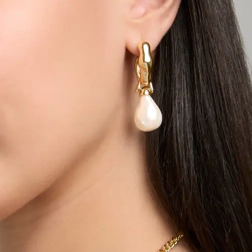 Bcbgmaxazria Faux Pearl Drop Earrings