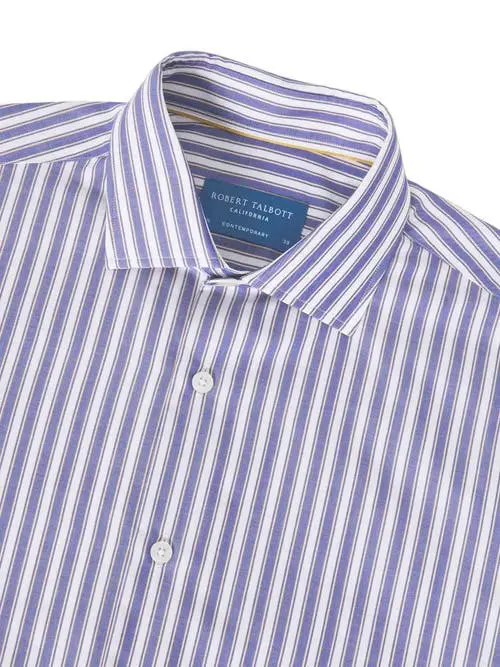 Robert Talbott Reynolds Contemporary Multi Stripe Twill Shirt