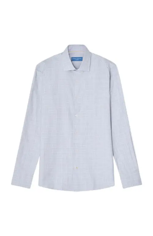 Robert Talbott Reynolds Ultra Light Weight Brushed Check Shirt - Blue