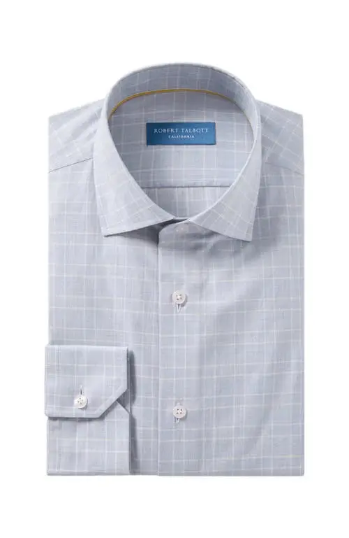 Robert Talbott Reynolds Ultra Light Weight Brushed Check Shirt - Blue