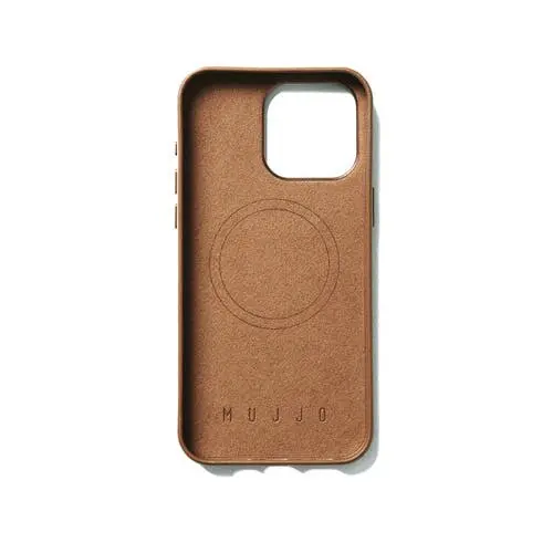 MUJJO Full Leather Wallet Case For - Dark Tan
