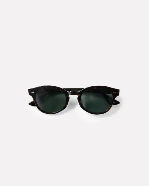 EPOKHE Coil Round Frame Sunglasses - Dark Tortoise