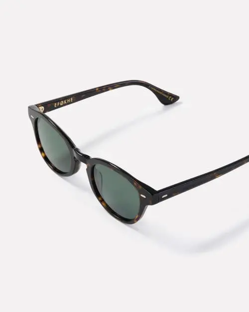 EPOKHE Coil Round Frame Sunglasses - Dark Tortoise