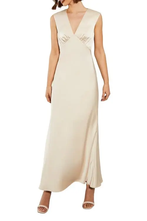 OASIS Satin Maxi Dress