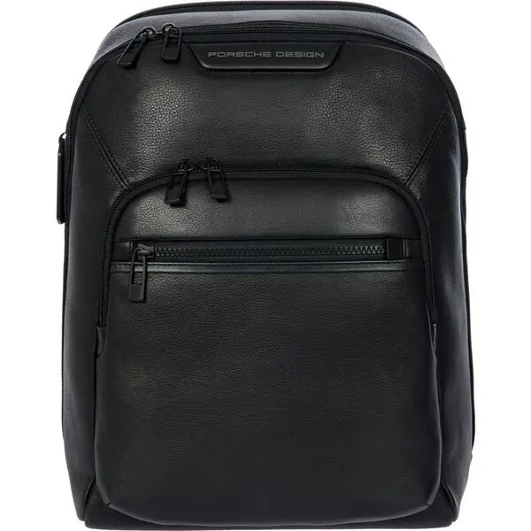 Porsche Design Leather Backpack - Black