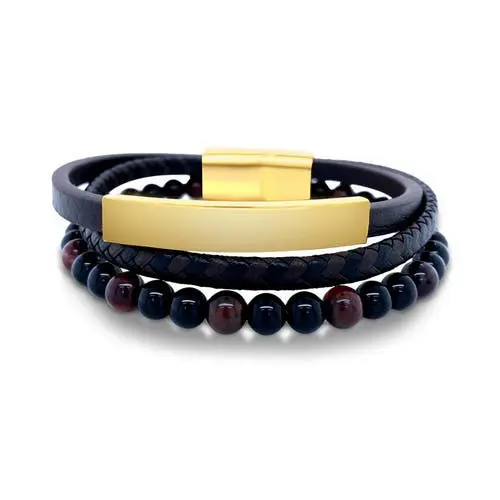 ANNA ZUCKERMAN Sylvanus Bracelet Stack - Garnet