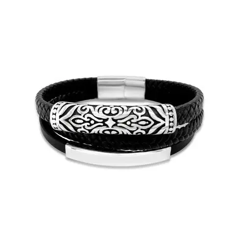 ANNA ZUCKERMAN Celtic Stack Cuff - Black