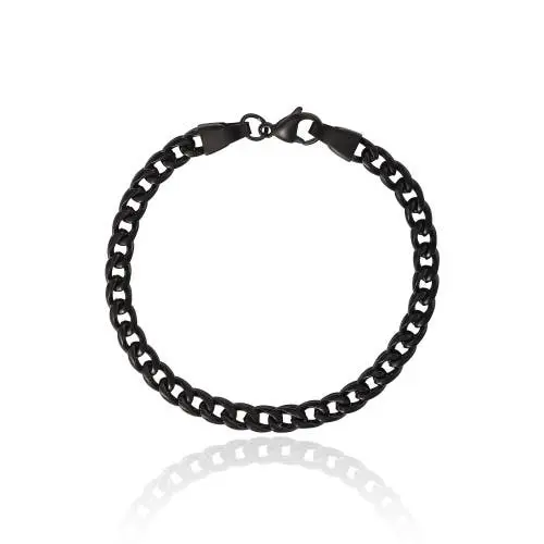 Lucky Brand Figaro Chain Bracelet - Black