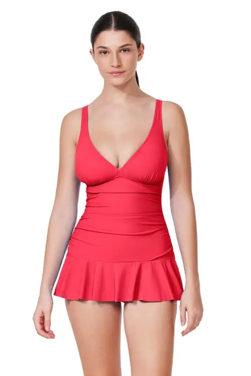 GOTTEX D-cup Swimdress - Coral