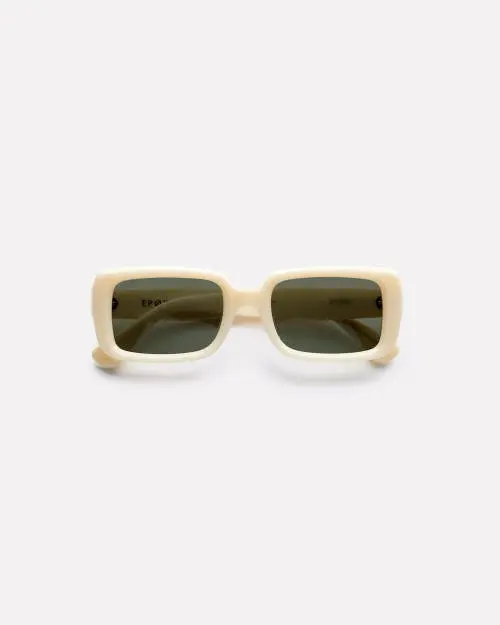 EPOKHE Dune Rectangle Sunglasses - Ivory