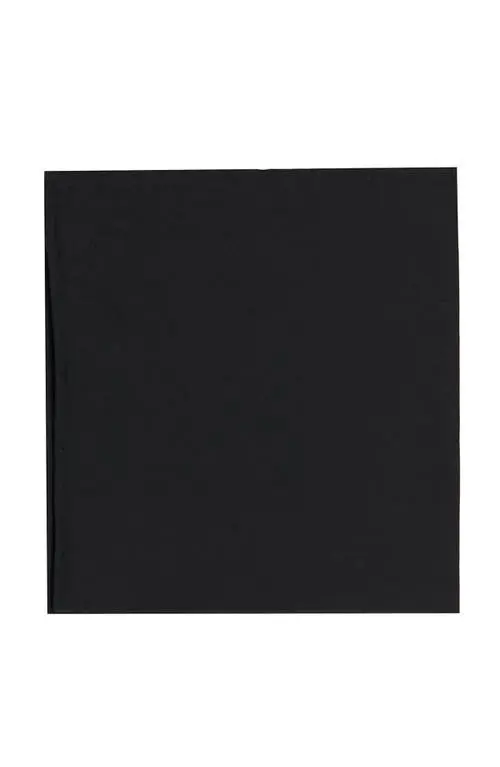 BROOKLYN BRIGADE Solid Cotton Pocket Square - Black