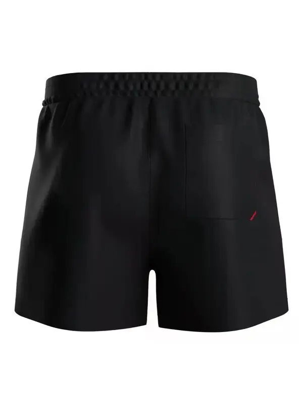 Hugo Logo Detail Drawstring Swim Shorts - Black
