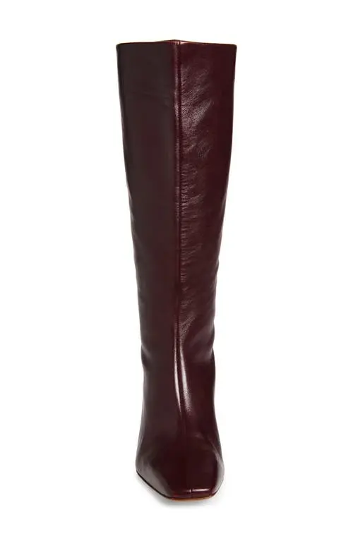 Rag & Bone Astor Knee-high Leather Boots - Bordeaux