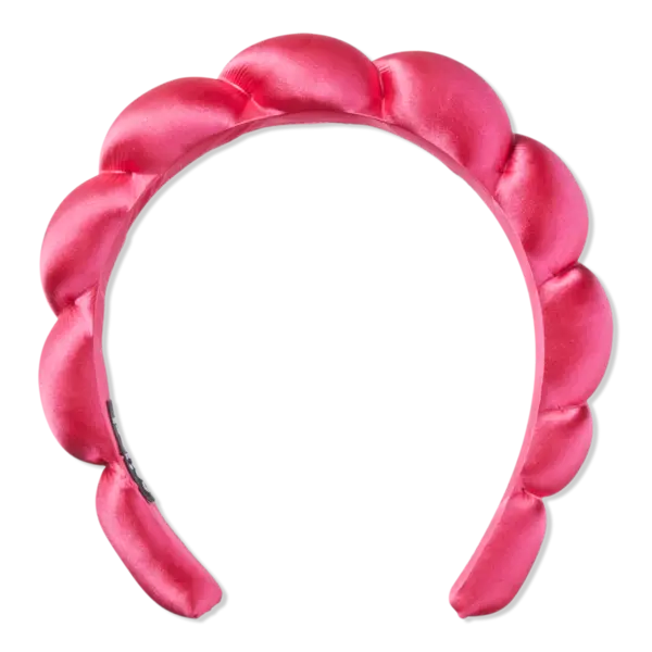 SCUNCI Satin Bubble Headband - Pink