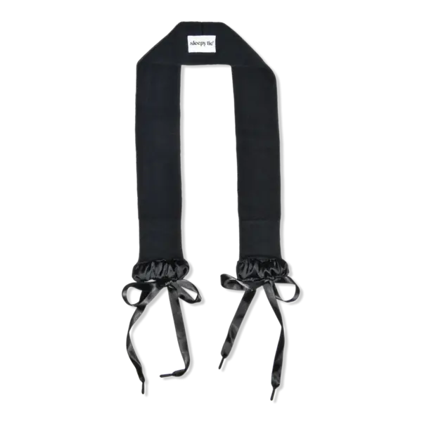 SLEEPY TIE The Curly Tie - Black