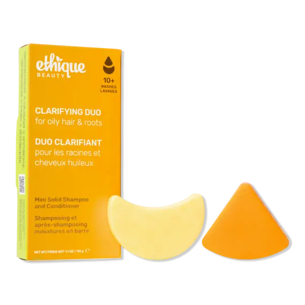 ETHIQUE BEAUTY Clarifying Shampoo & Conditioner Mini Bar Set - One-color