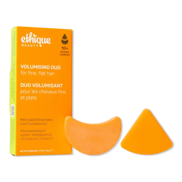 ETHIQUE BEAUTY Volumising Shampoo & Conditioner Mini Bar Set - One-color