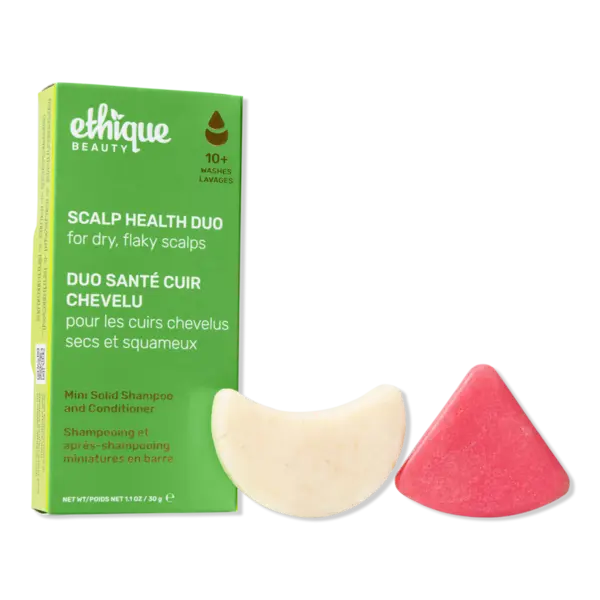 ETHIQUE BEAUTY Scalp Health Shampoo & Conditioner Mini Bar Set - One-color