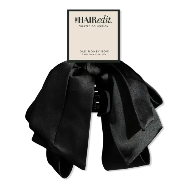 THE HAIR EDIT Satin Bow Claw Clip - One-color