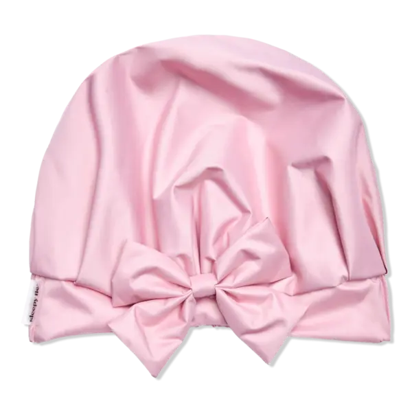 SLEEPY TIE Shower Cap With Bow Detail - Bloom