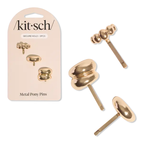 KITSCH Metal Cloud Bobby Pins Set