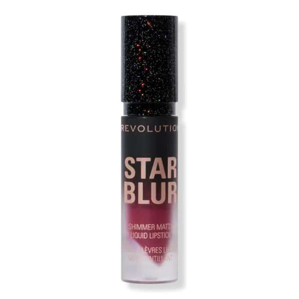 REVOLUTION BEAUTY Star Blur Shimmer Matte Liquid Lip - Crimson Envy