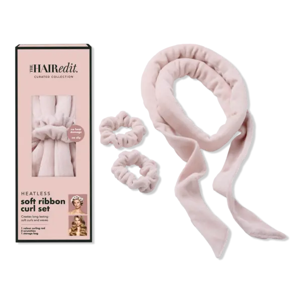THE HAIR EDIT Heatless Soft Ribbon Curl Set - One-color