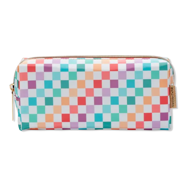 TARTAN + TWINE Checkered Pencil Case