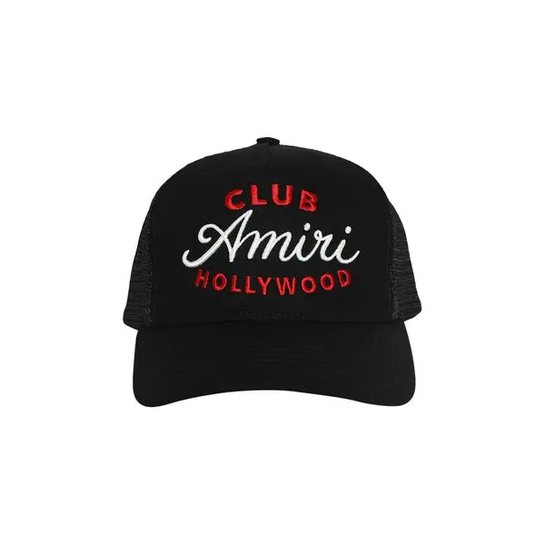 Amiri Club Trucker Cap - Black