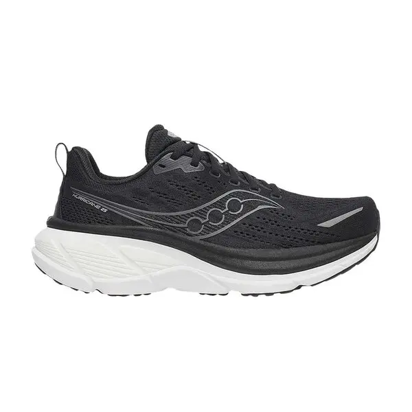 Saucony Hurricane 25 Wide Athletic Sneakers - Black