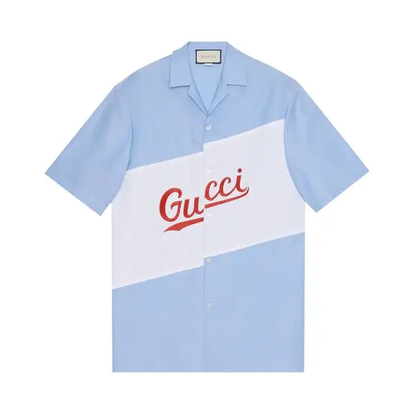 Gucci Script Oversize Bowling Shirt