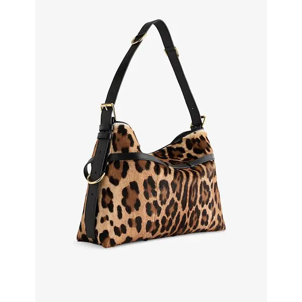 Givenchy Voyou Medium Leopard Print Shoulder Bag