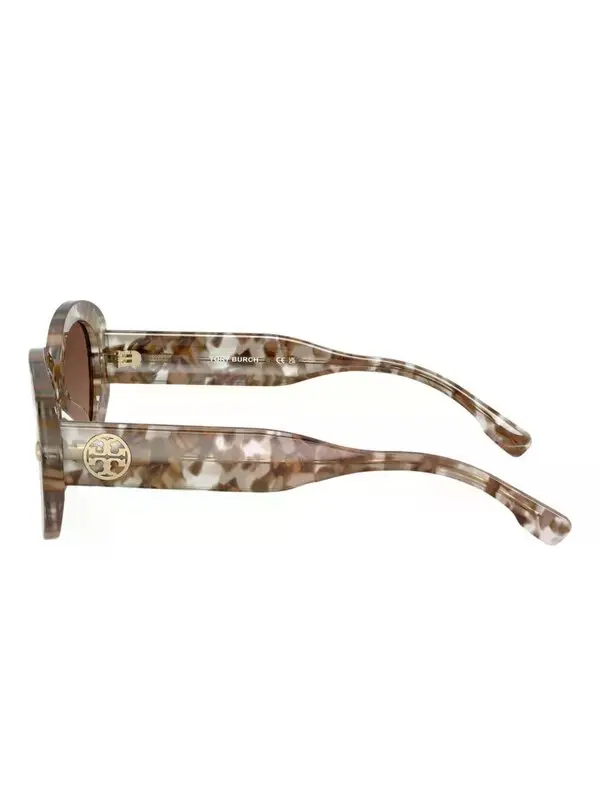 Tory Burch Oval-frame Sunglasses