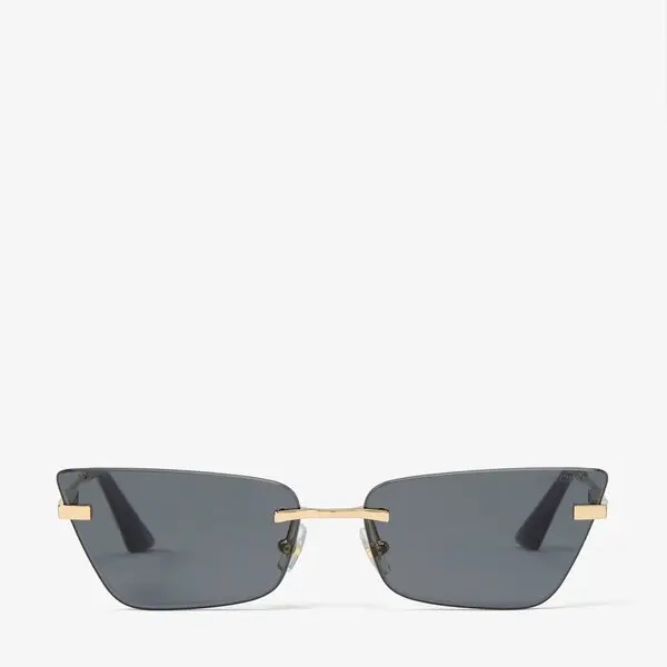 JIMMY CHOO Soraya Cat Eye Sunglasses - Pale Gold