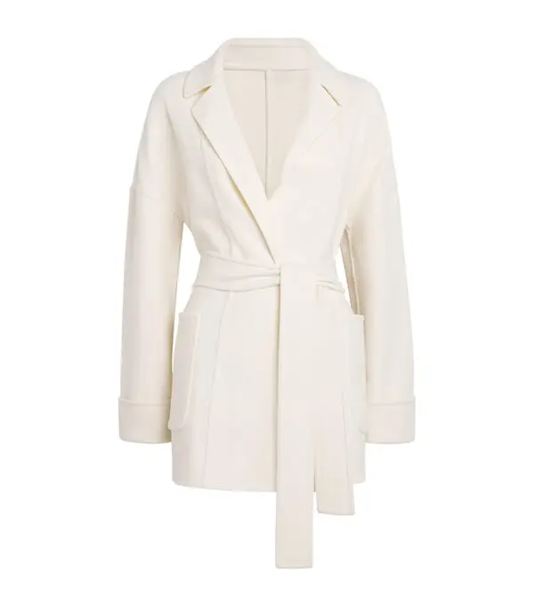 Eleventy Wool Reversible Wrap Coat