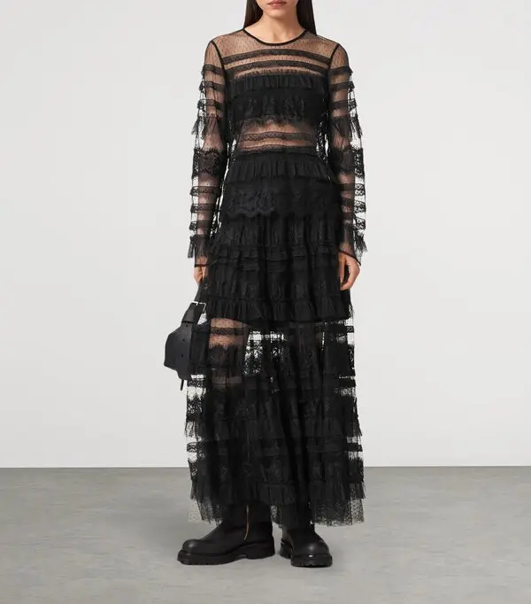 ALLSAINTS Arlea Tulle Skirt
