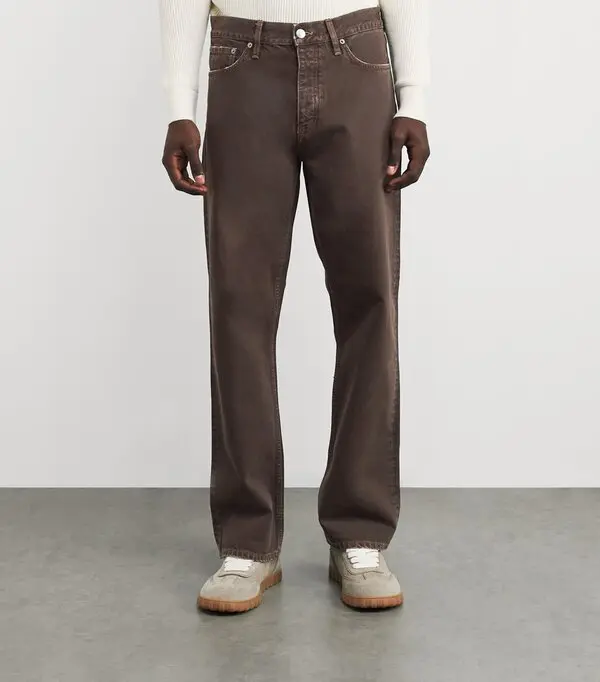 SUNFLOWER Garment-dyed Loose Jeans